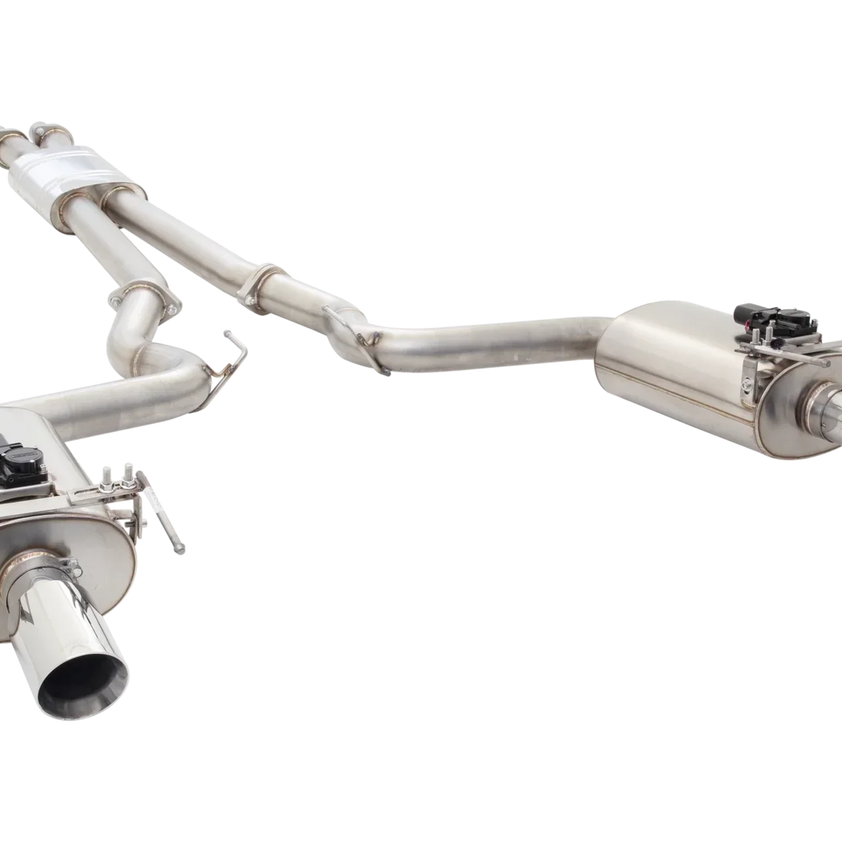 Ford S550 Mustang GT V8 Varex Valve Cat-Back Exhaust System with Oval ...