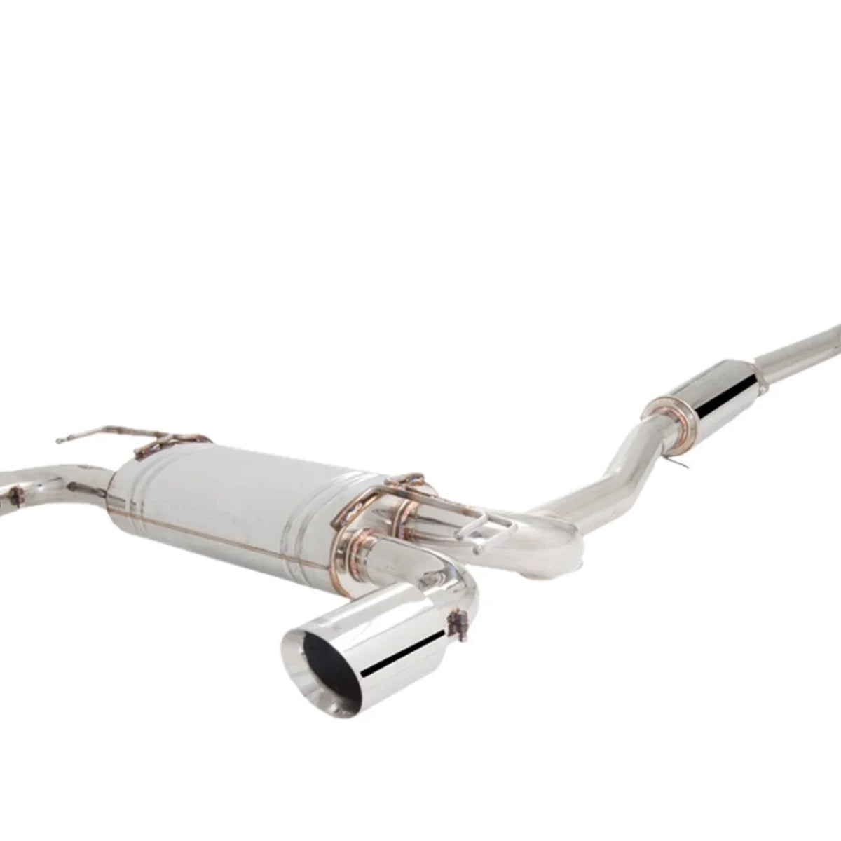 Mitsubishi Evolution X 3-inch Stainless Steel Cat-Back Exhaust System ...