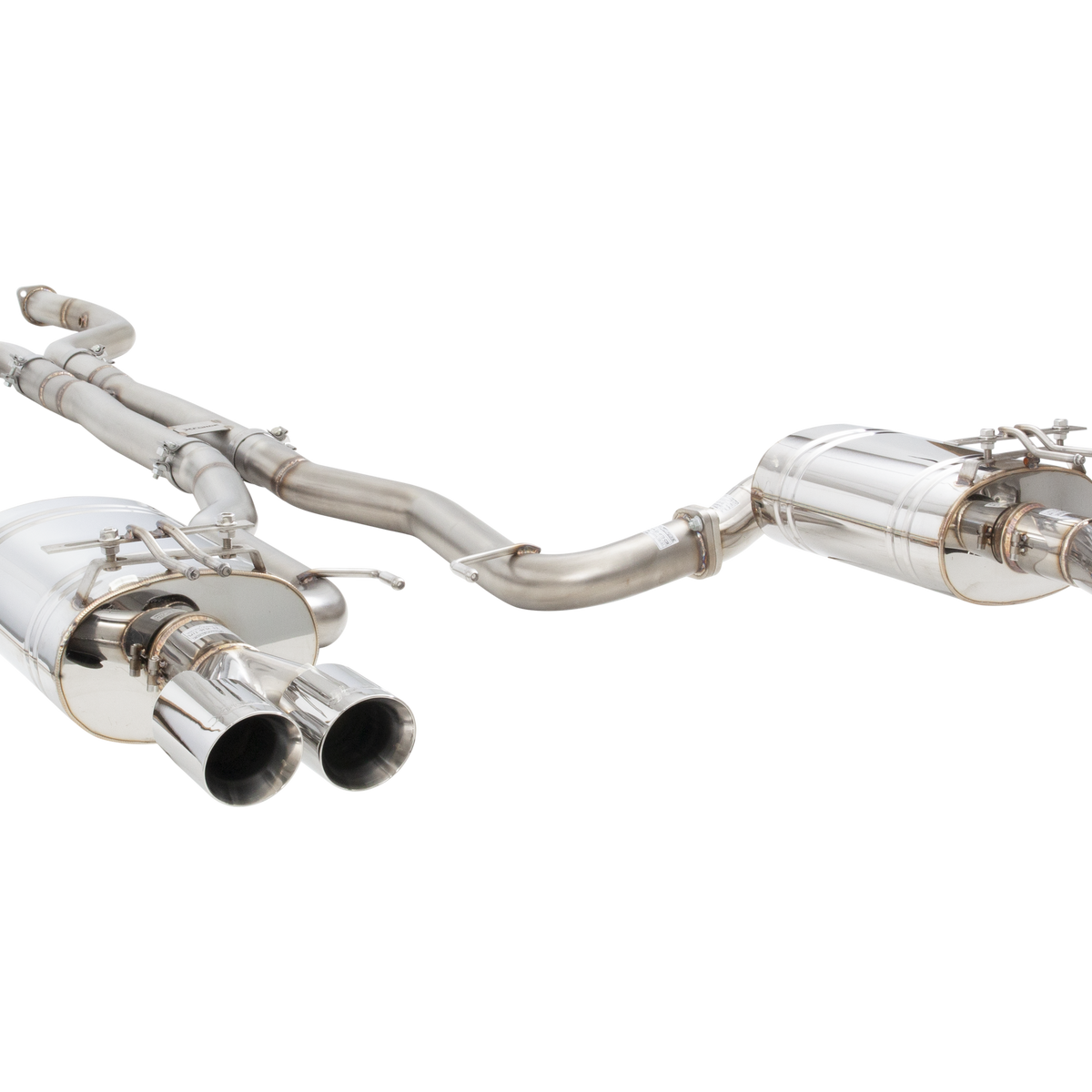 Holden VE/VF V8 Sedan Straight Pipe Center Twin 3-inch Cat-Back Exhaus ...