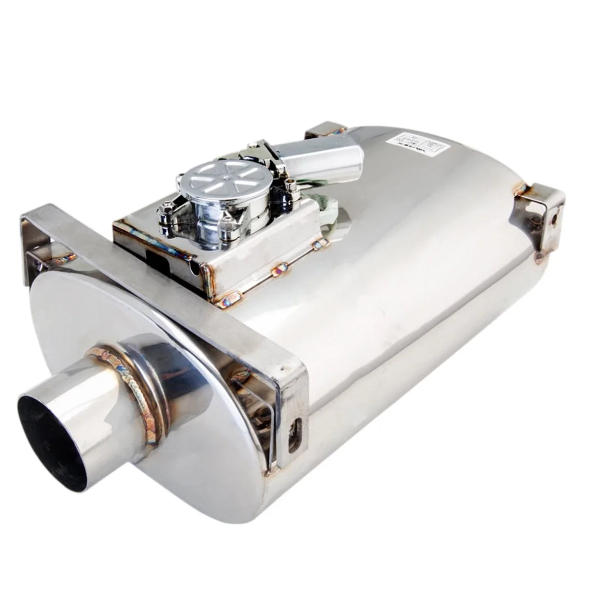 3-Inch Oval Varex Universal Muffler with Bracket Mounts – Rob Bliss Exhaust