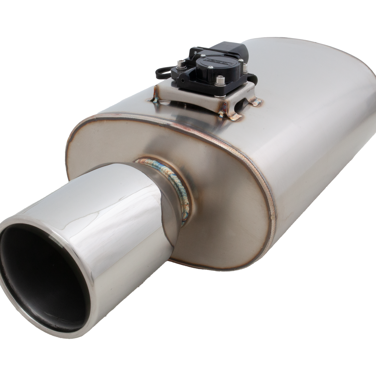 3-Inch Inlet with 4-Inch Single Tip Oval Varex Muffler – Rob Bliss Exhaust